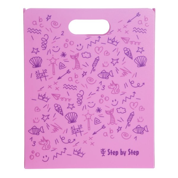 Step by Step Heftbox mit Tragegriff Pink